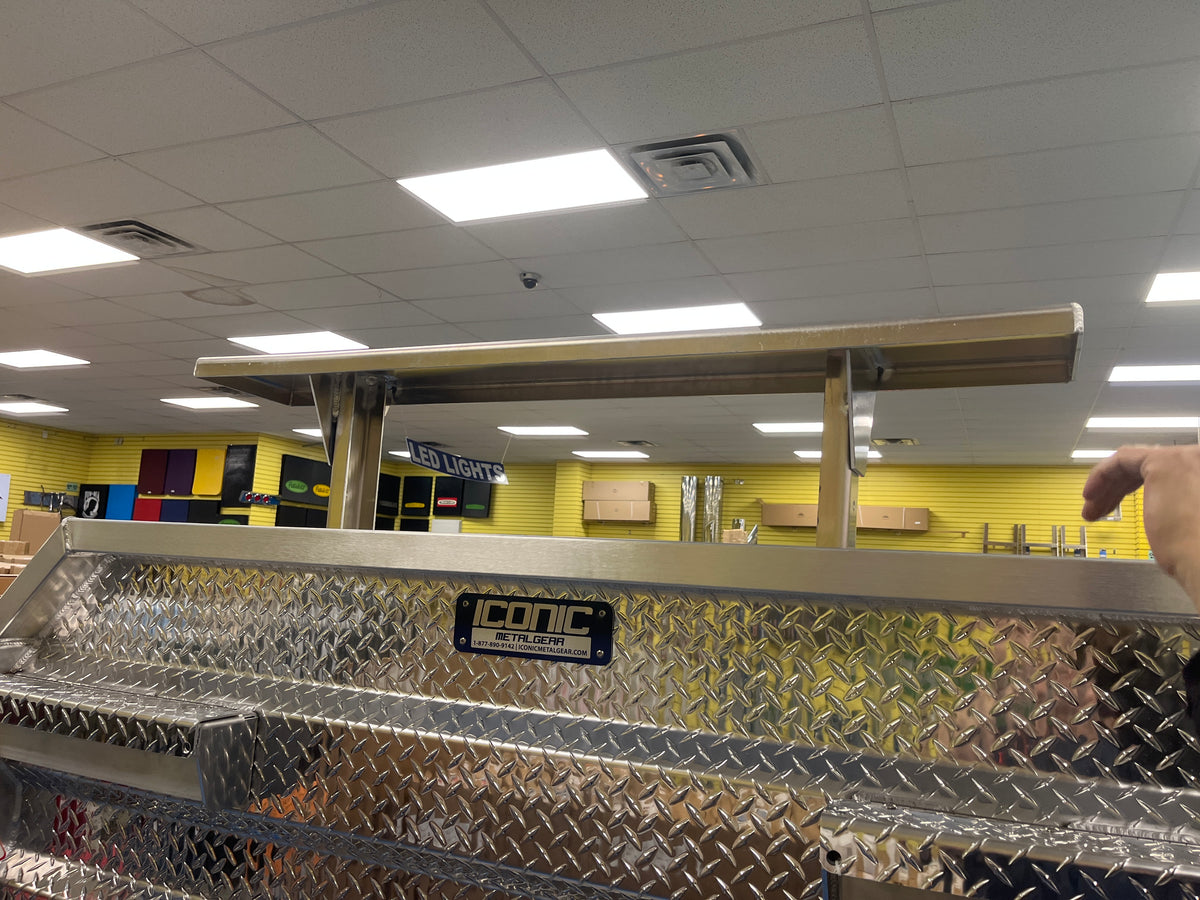 Beacon Light Bar Riser (Headache Rack) — Empire Chrome