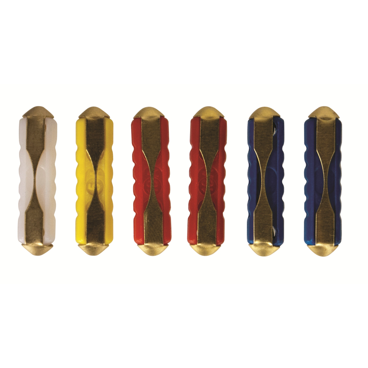 German Vehicle Fuse Kit 5, 8, 16, 25 AMP GBC Ceramic Fuses - 6 pieces ...