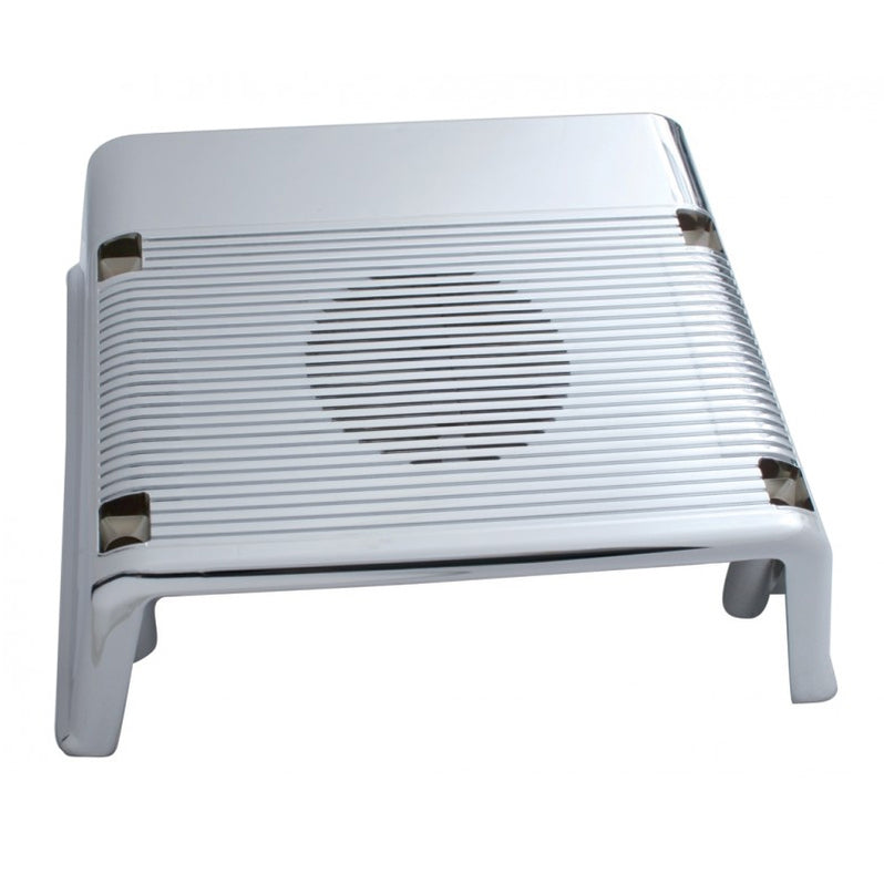 Peterbilt 386/389 chrome plastic CB radio enclosure w/speaker holes ...