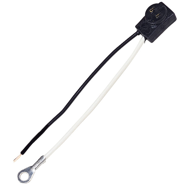 2 prong female plug with 8" leads for Trucklite marker lights - SINGLE ...