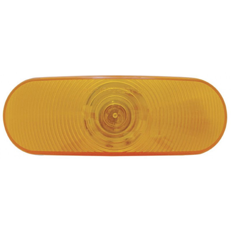 Amber oval incandescent turn signal light — Empire Chrome