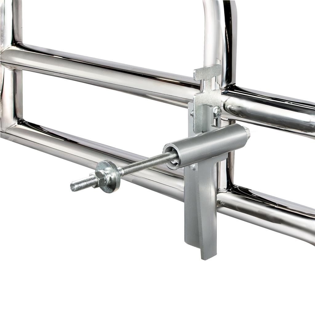 Mounting kit for universal stainless steel grill guard — Empire Chrome