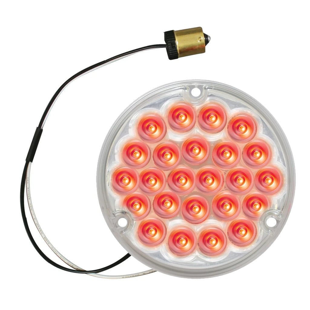 4" Round LED Turn Signal Lights — Empire Chrome