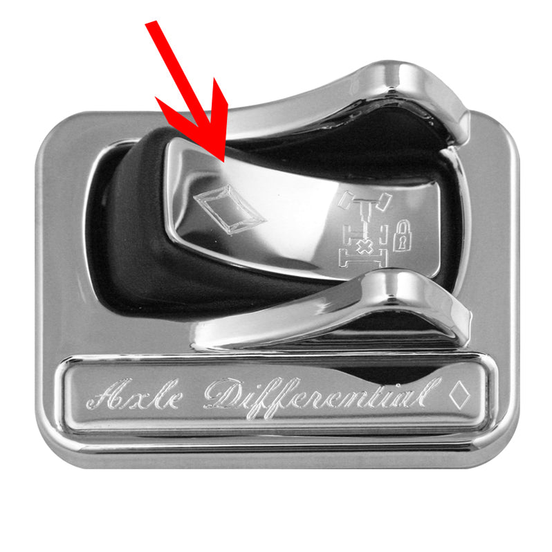 Peterbilt 2001+ stainless steel horizontal rocker switch cover — Empire ...