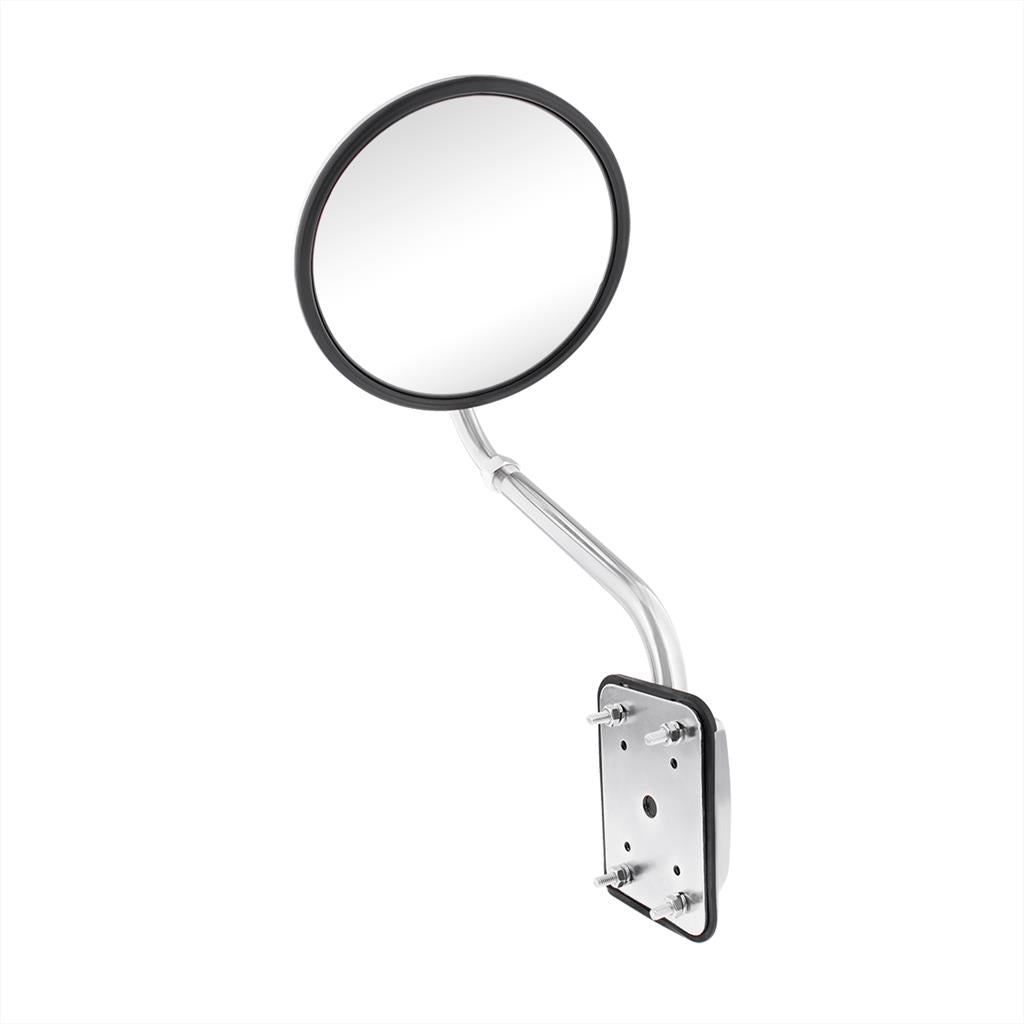 Stainless steel convex 8" round pod mount hood mirror - SINGLE — Empire ...